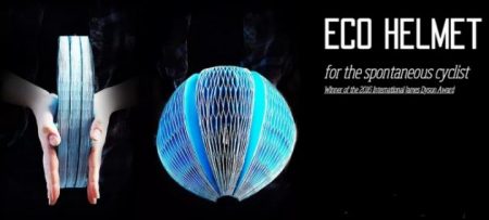 EcoHelmet – der faltbare Fahrradhelm aus Papier